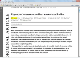 Classification of caesarean section | PPT