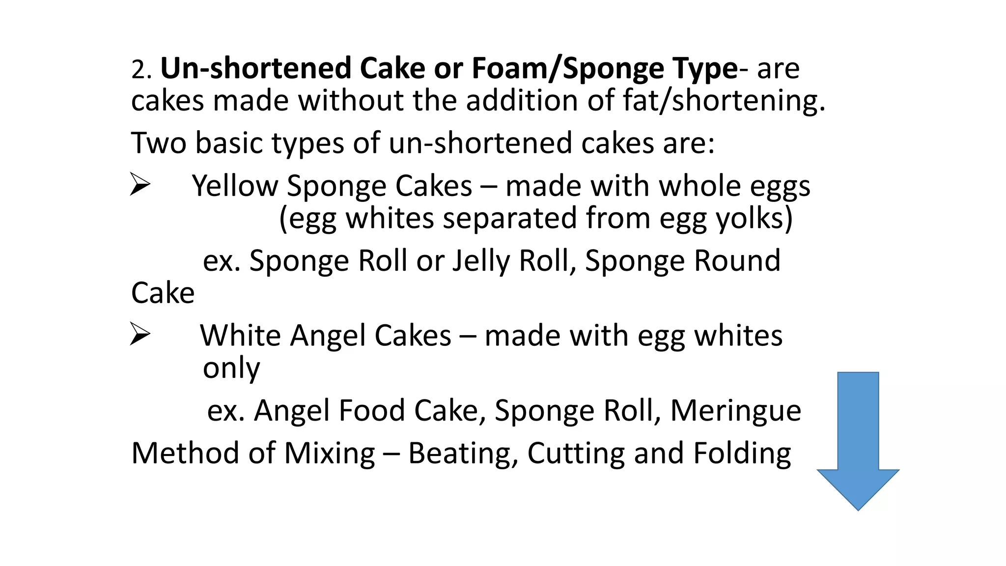 Classification of Cakes | PPTX