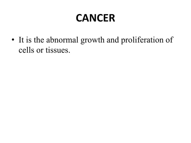 Classification of cancer | PPTX | Cancer | Diseases and Conditions