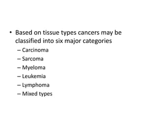 Classification of cancer | PPTX
