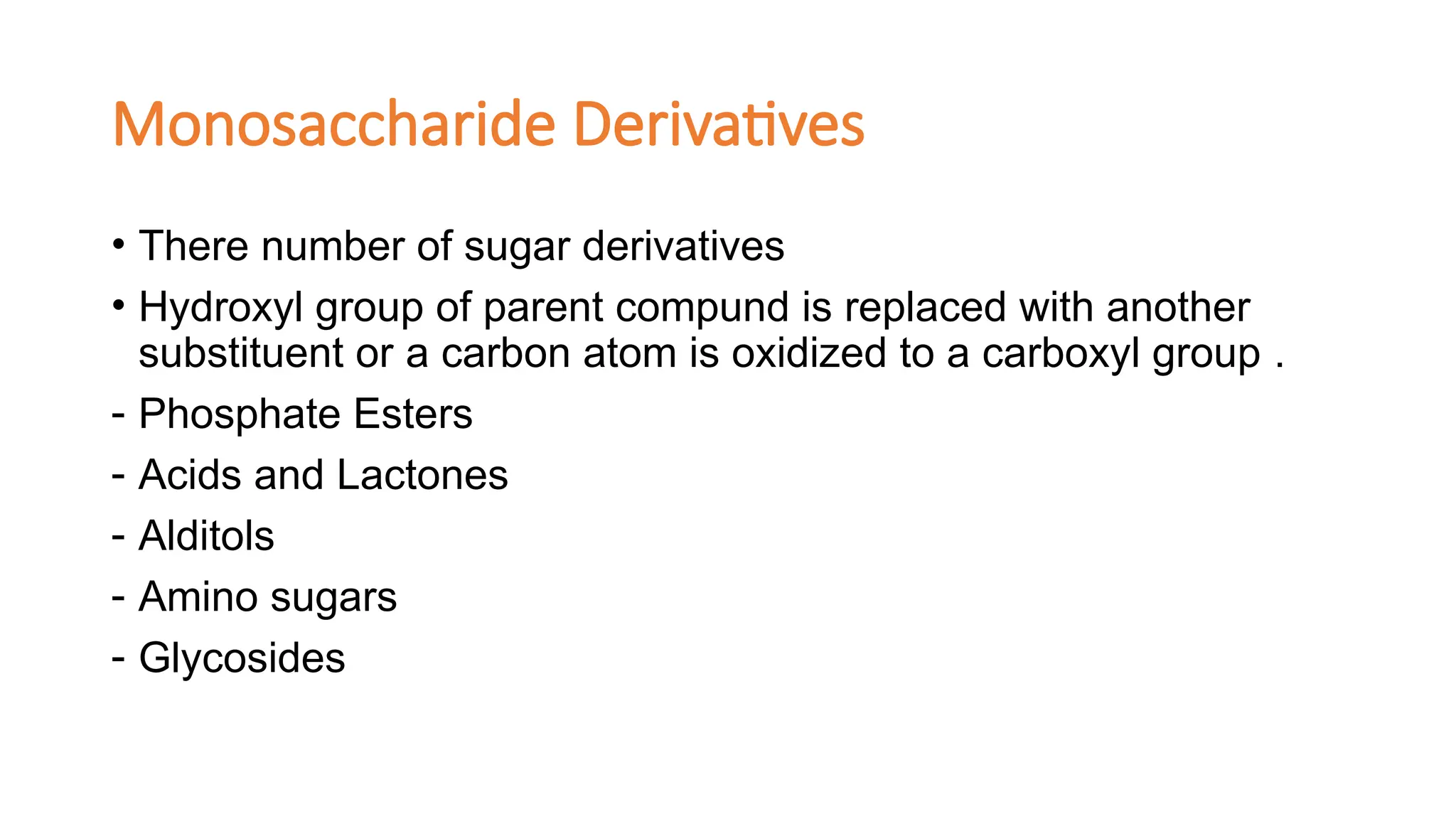 CLASSIFICATION OF CARBOHYDRATES monosaccharides | PPTX