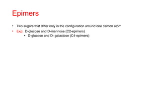 CLASSIFICATION OF CARBOHYDRATES monosaccharides | PPTX