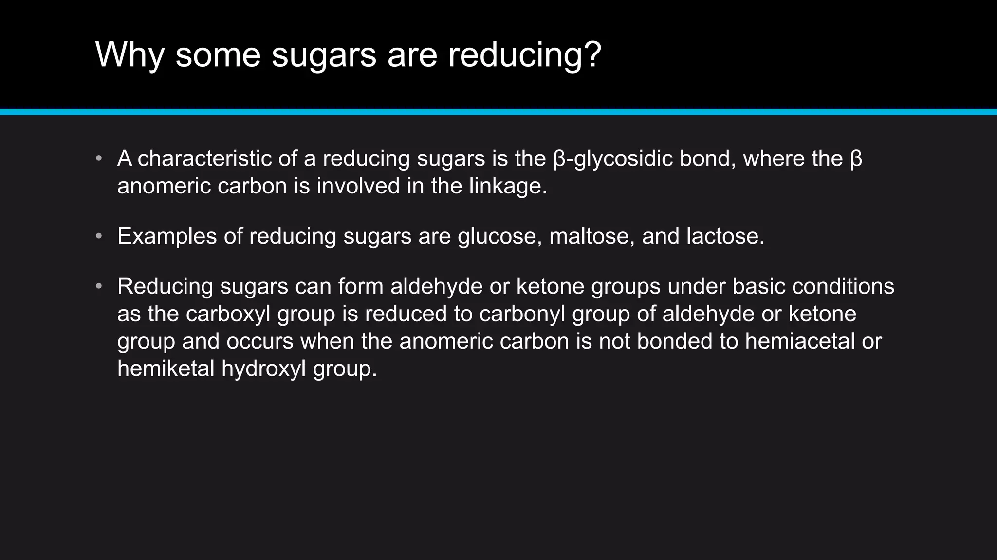 Classification of carbohydrates based on their reducing properties. | PPTX