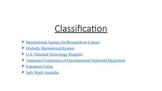 Classification of carcinogens - Copy.pptx