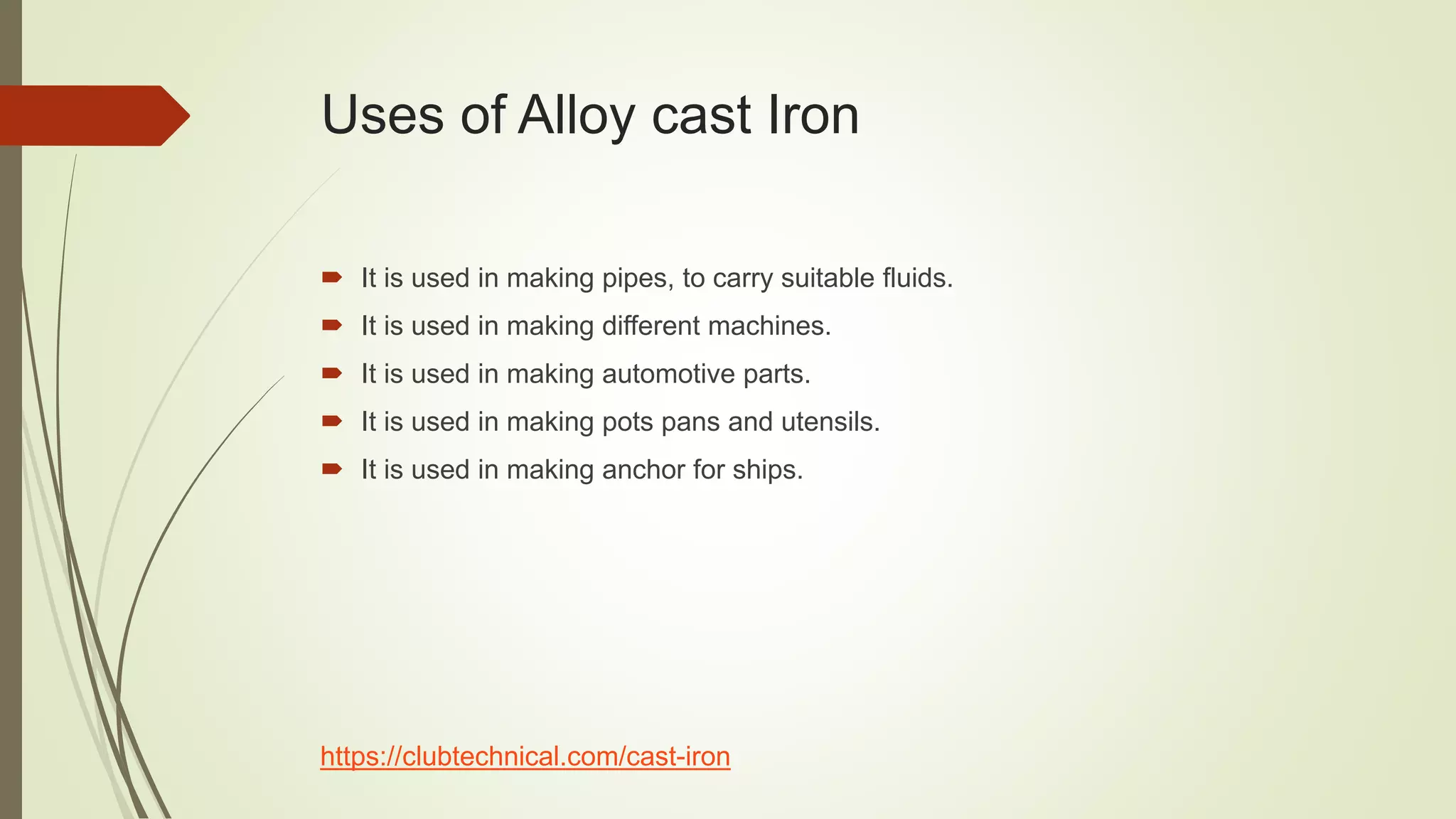 Classification of cast iron | PPTX
