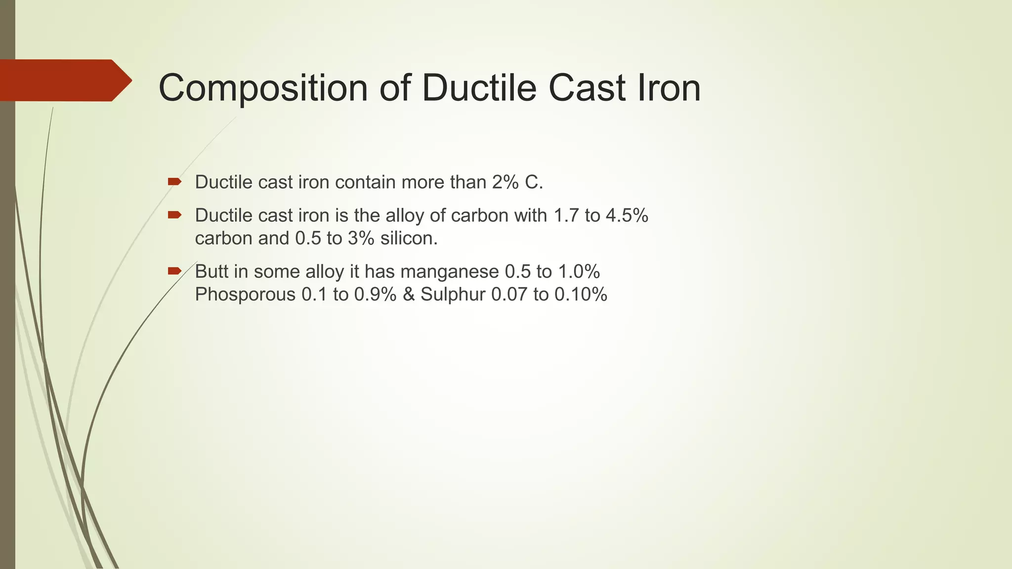 Classification of cast iron | PPTX