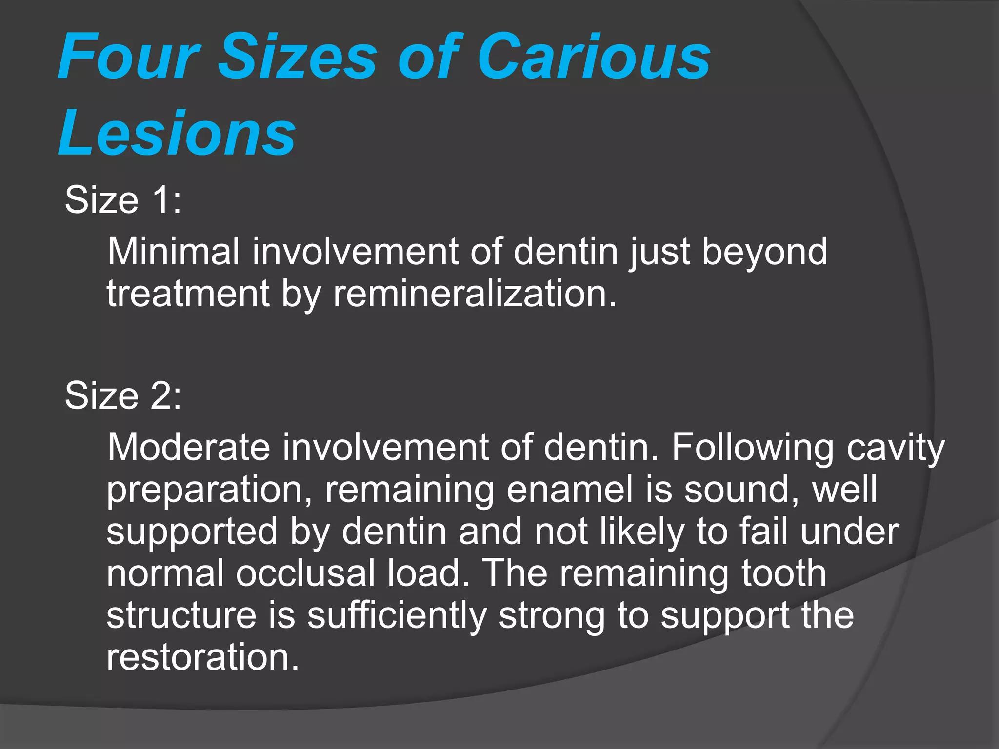 Classification of cavity cutting | PPTX