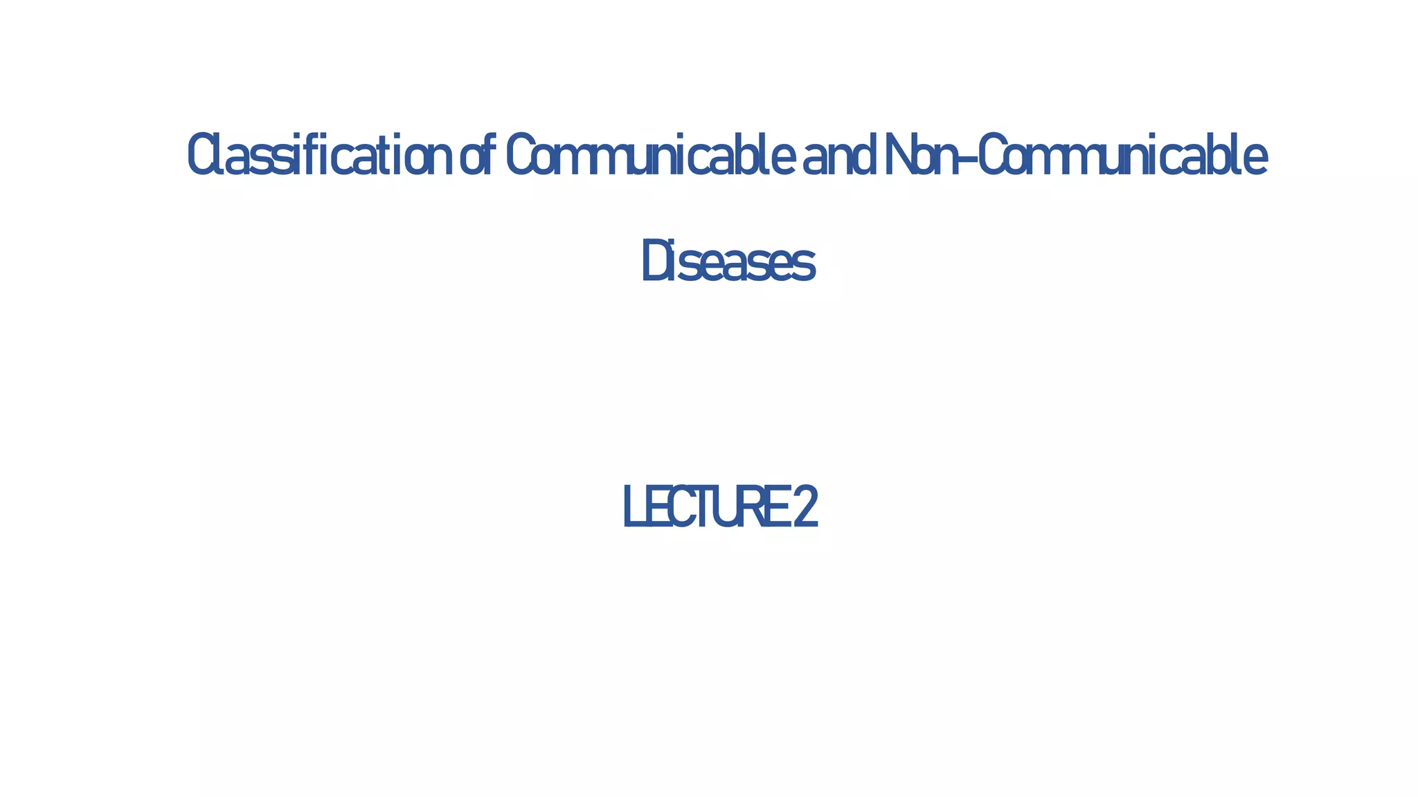 Classification of CD AND NCD LECTURE 2.pptx | Digestive Disorders ...