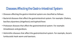 Classification of CD AND NCD LECTURE 2.pptx | Digestive Disorders | Diseases and Conditions