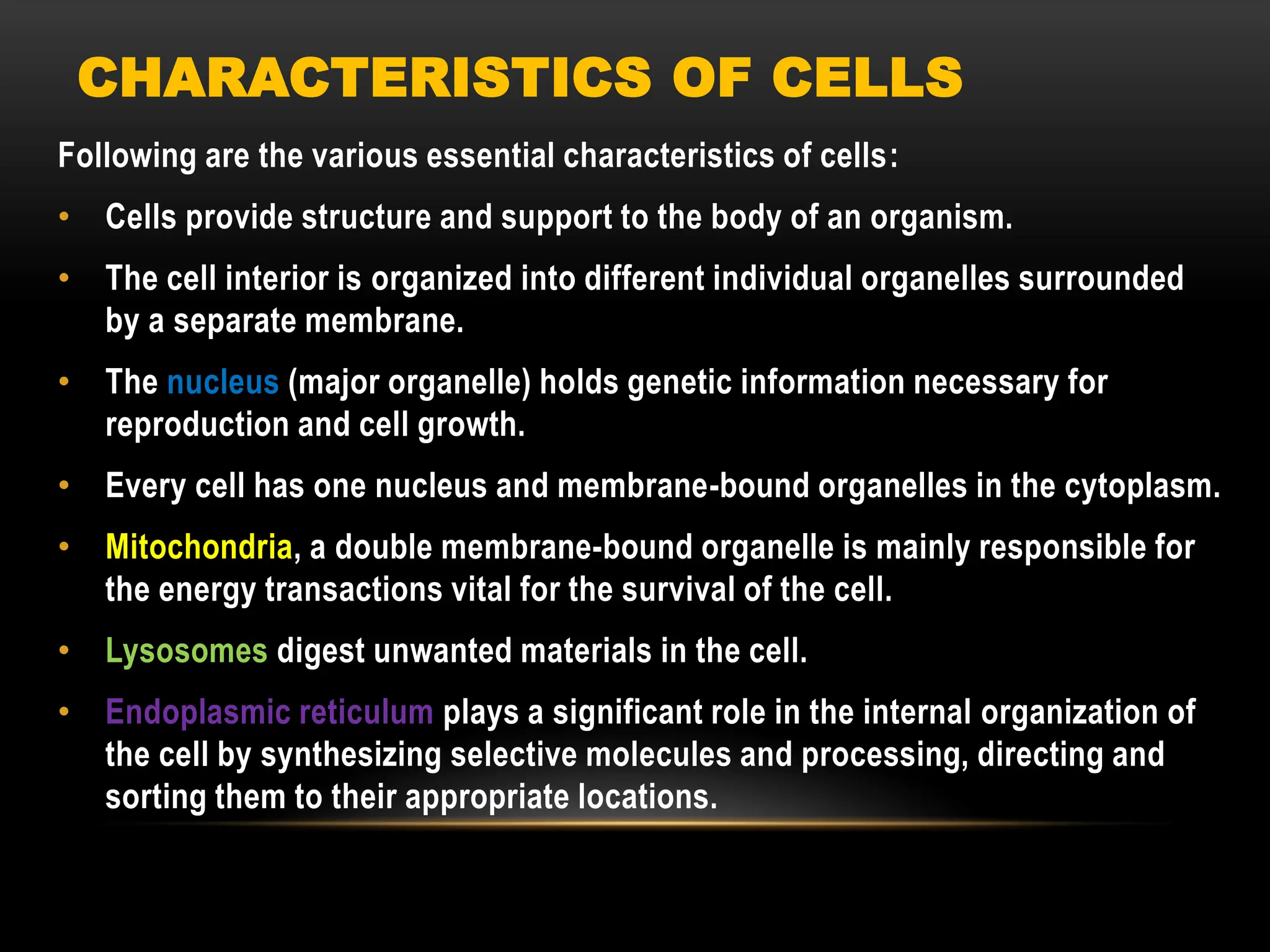 CLASSIFICATION OF CELL.pdf presentation. | PDF