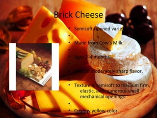 Classification of cheese | ODP