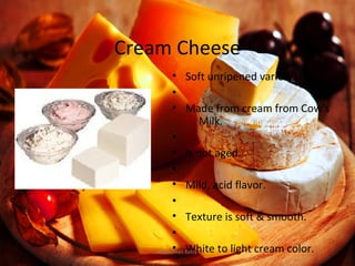 Classification of cheese | ODP