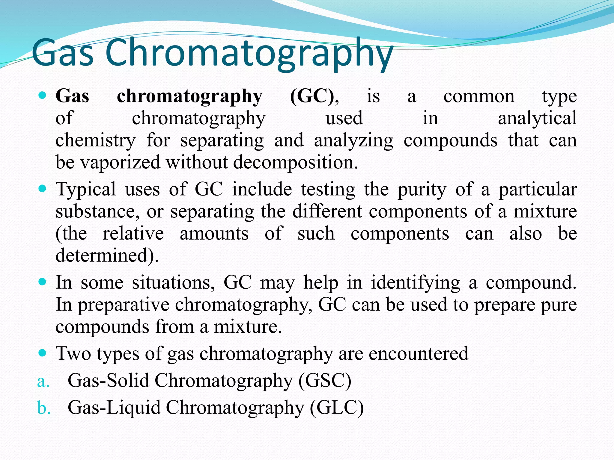 Classification of chromatography | PPTX