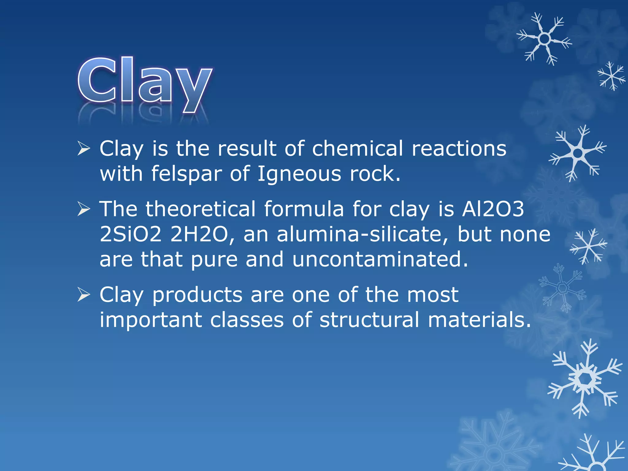 Classification of clay product | PPTX