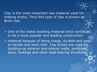 Classification of clay product | PPTX