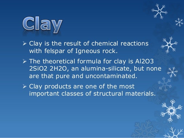 Classification of clay product
