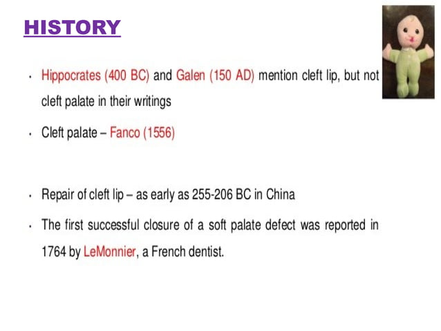 CLASSIFICATION OF CLEFT LIP & CLEFT PALATE, AND THEIR PROSTHODONTIC ...