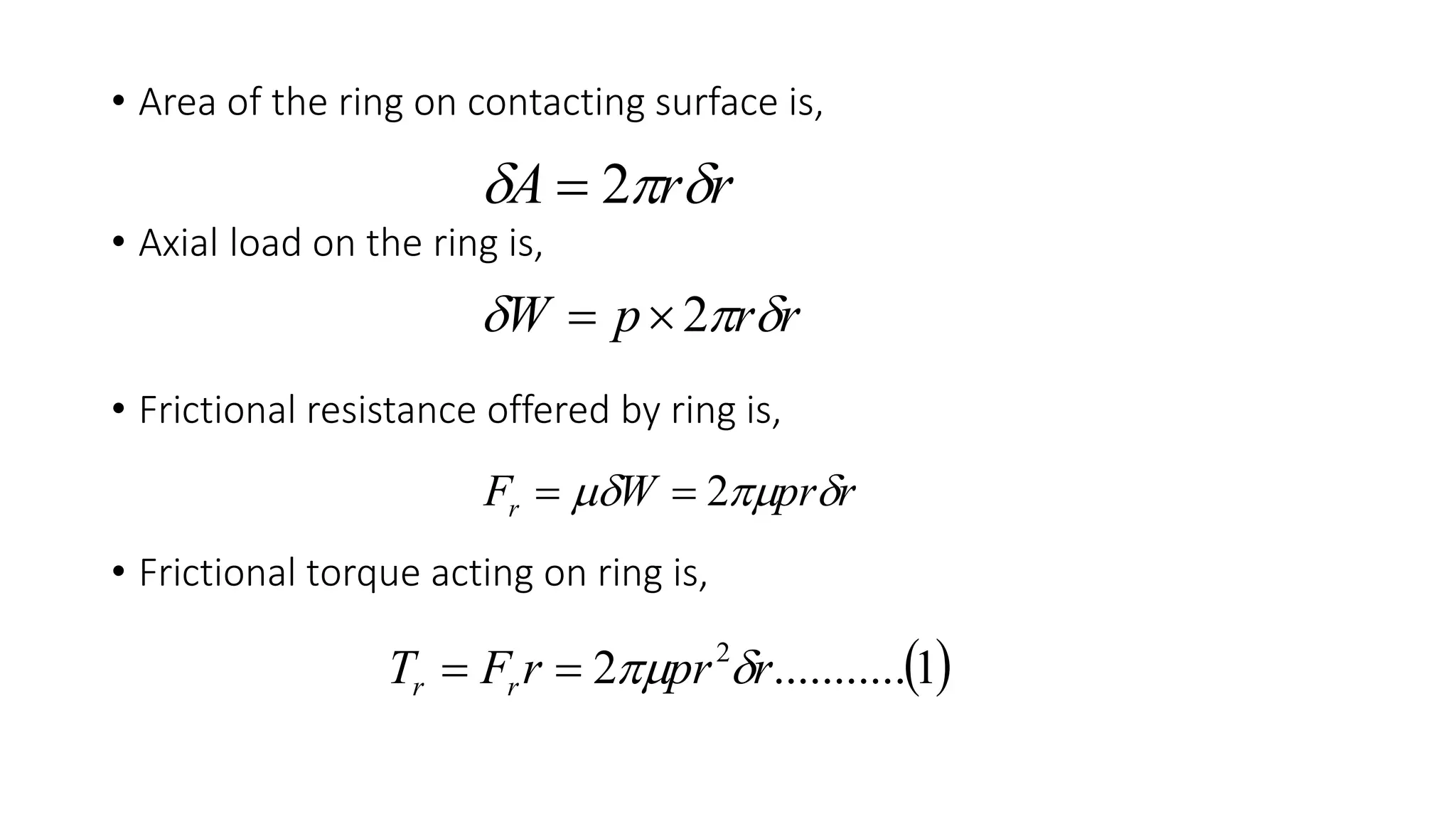 Classification of clutches, torque transmission capacity ...