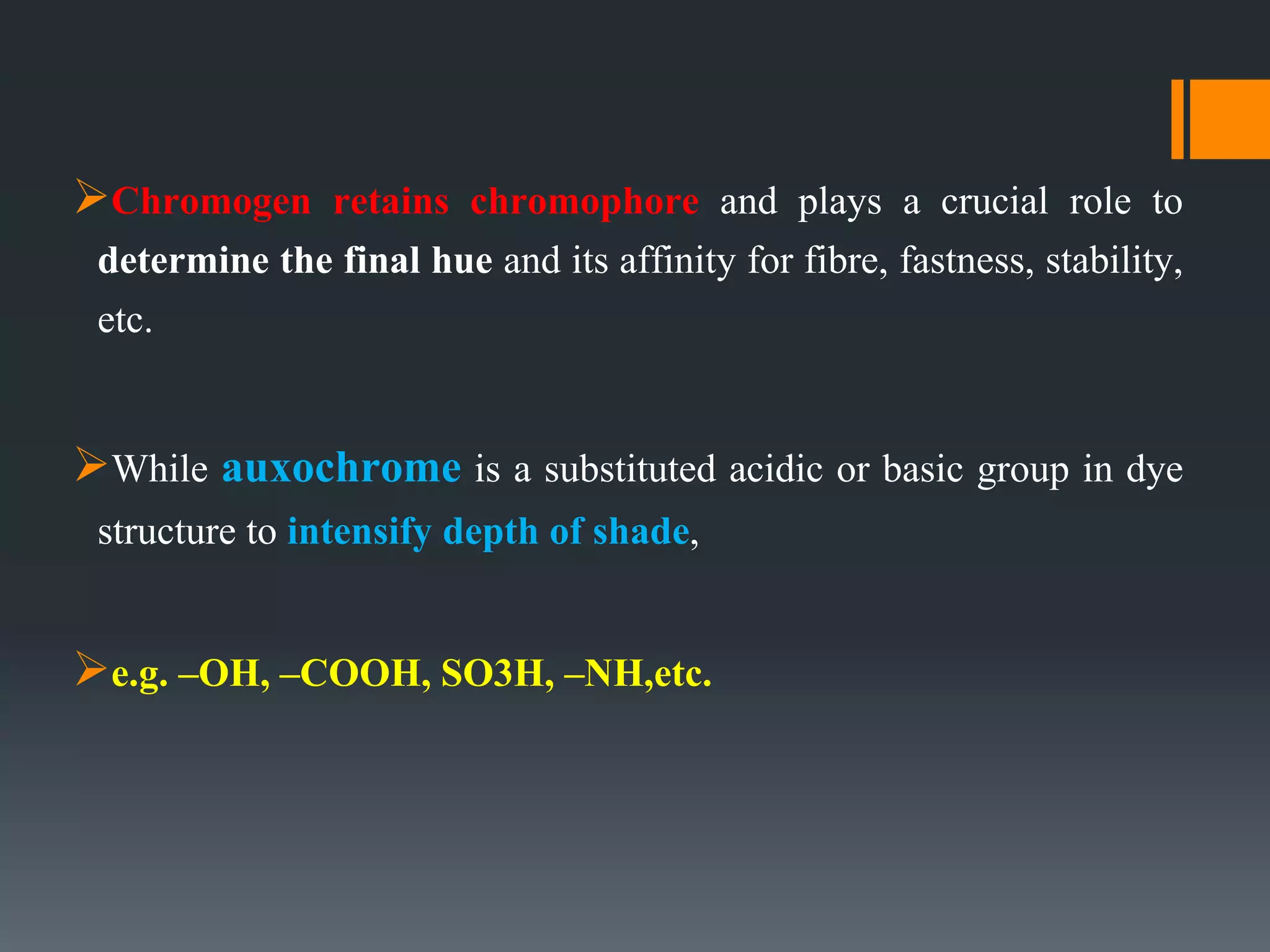 Classification of colorants | PPTX