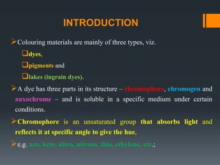 Classification of colorants | PPTX