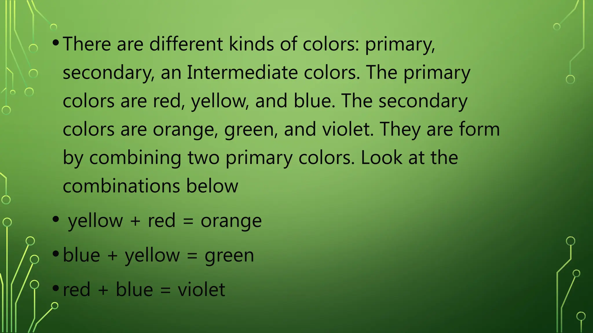CLASSIFICATION OF COLORS.pptxRWTDTVDYFHFC | PPT