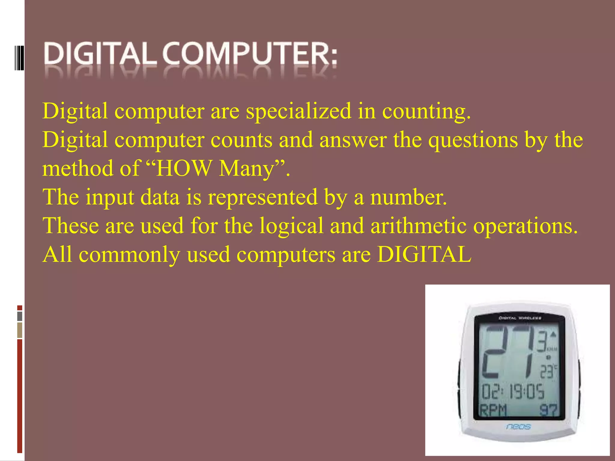 Classification of Computer | PPTX