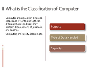 Classification of Computer | PPTX