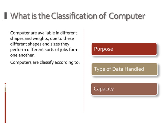 Classification of Computer | PPTX