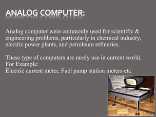 Classification of Computer | PPTX