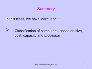 Classification of comp.16