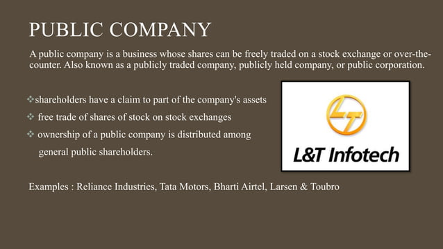 Classification of companies. (bl ppt) | PPTX