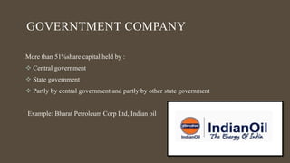 Classification of companies. (bl ppt) | PPTX