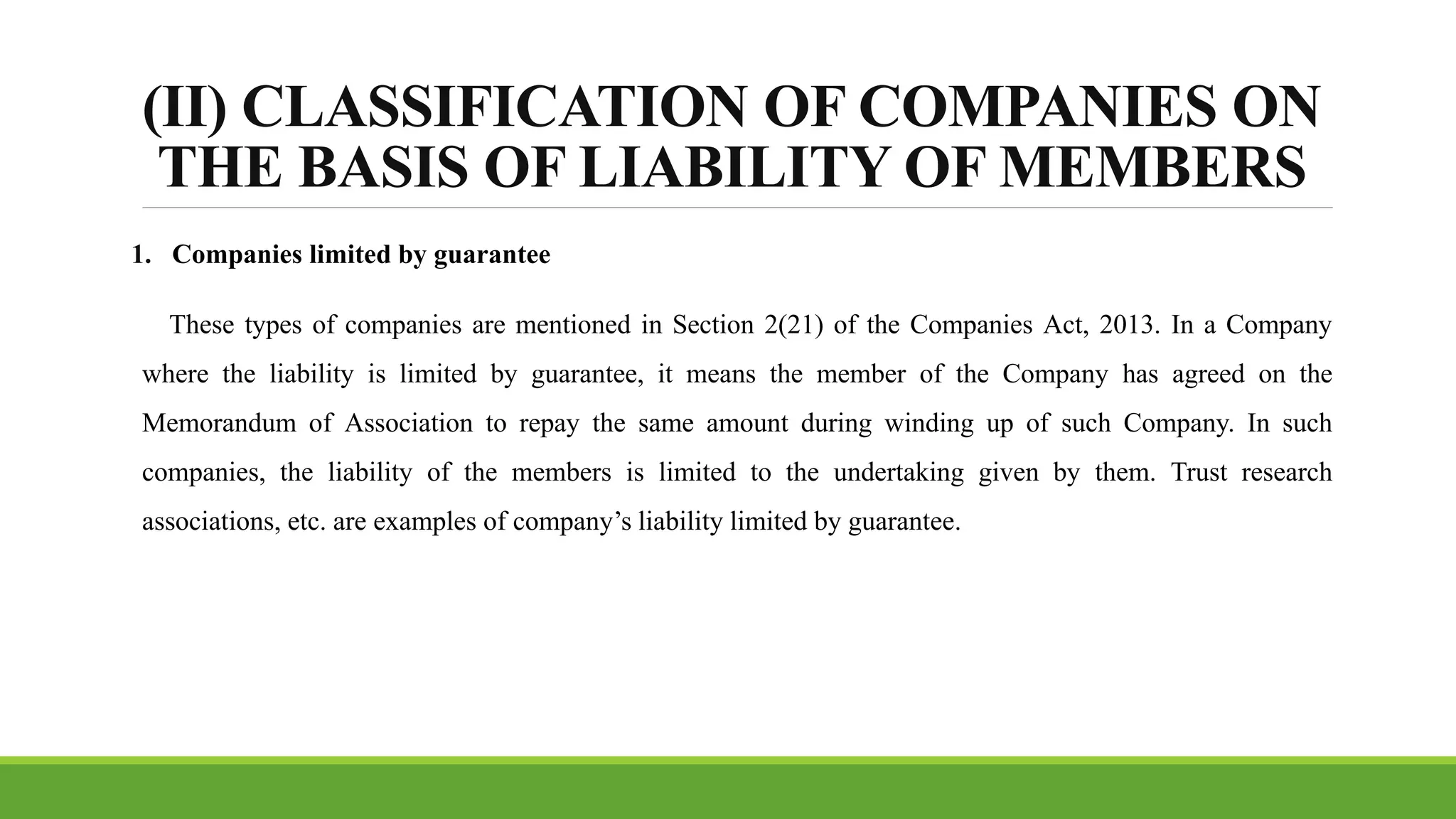 Classification of Companies | PPTX | Business | Business and Finance