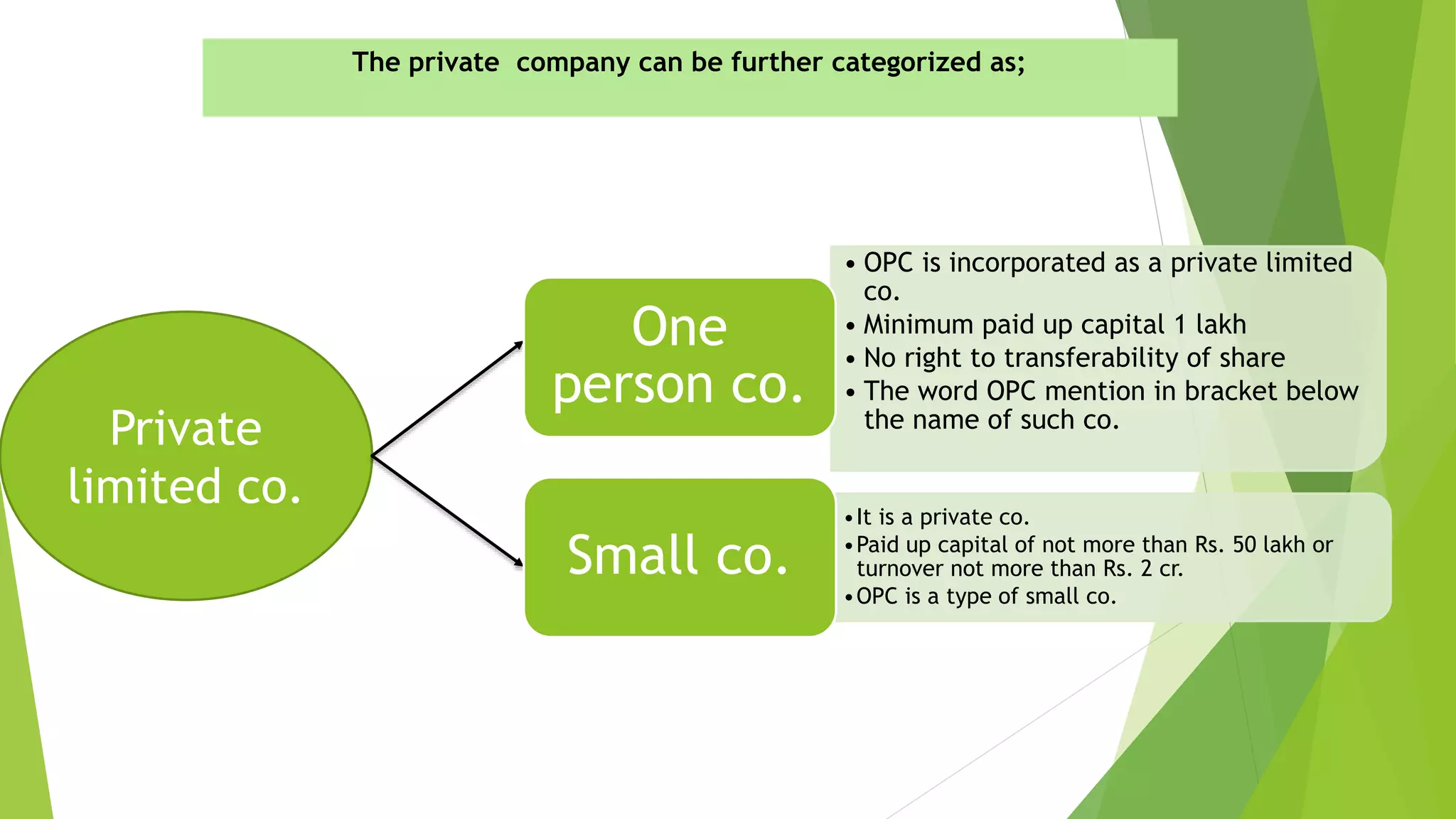 Classification of Company | PPTX