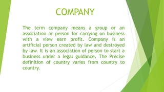 Classification of Company | PPTX