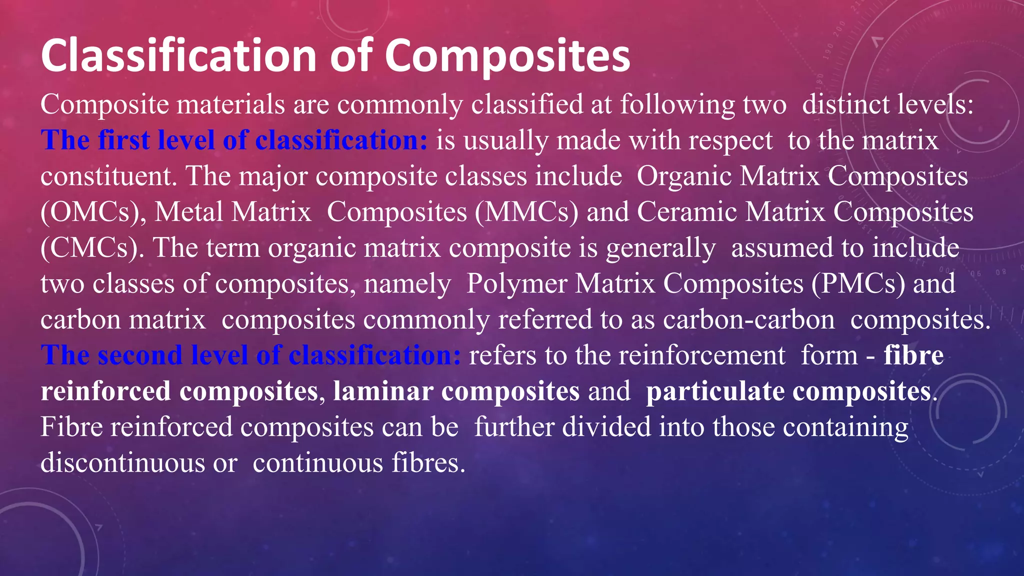Classification of composites 2 | PPTX