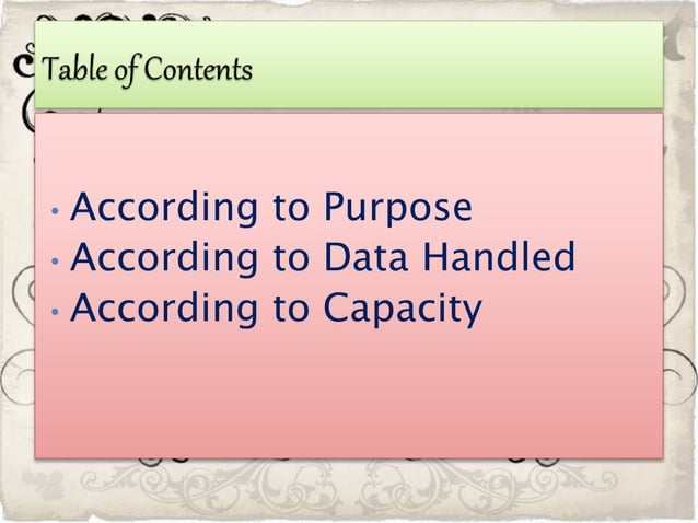 Classification of computer | PPT