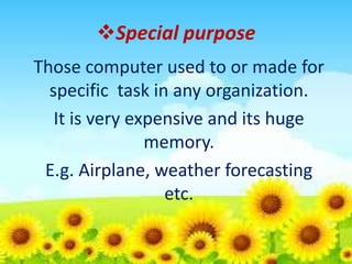 Classification of computer | PPTX