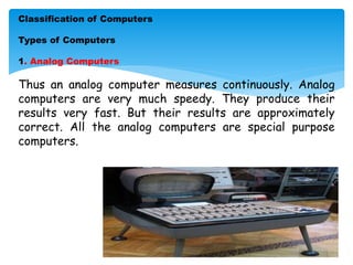 Classification of computer | PPTX