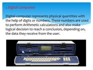 Classification of computer | PPT