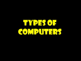 Classification of computer | PPT