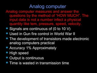 Classification of computer | PPT