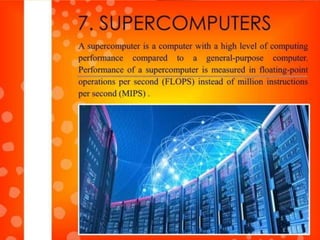 Comprehensive Overview: Classification of Computers - Microcomputers, Minicomputers, Mainframes ...