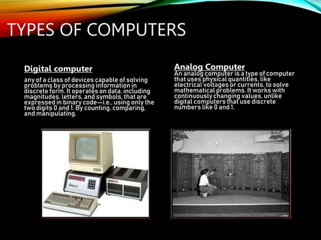 Comprehensive Overview: Classification of Computers - Microcomputers, Minicomputers, Mainframes ...