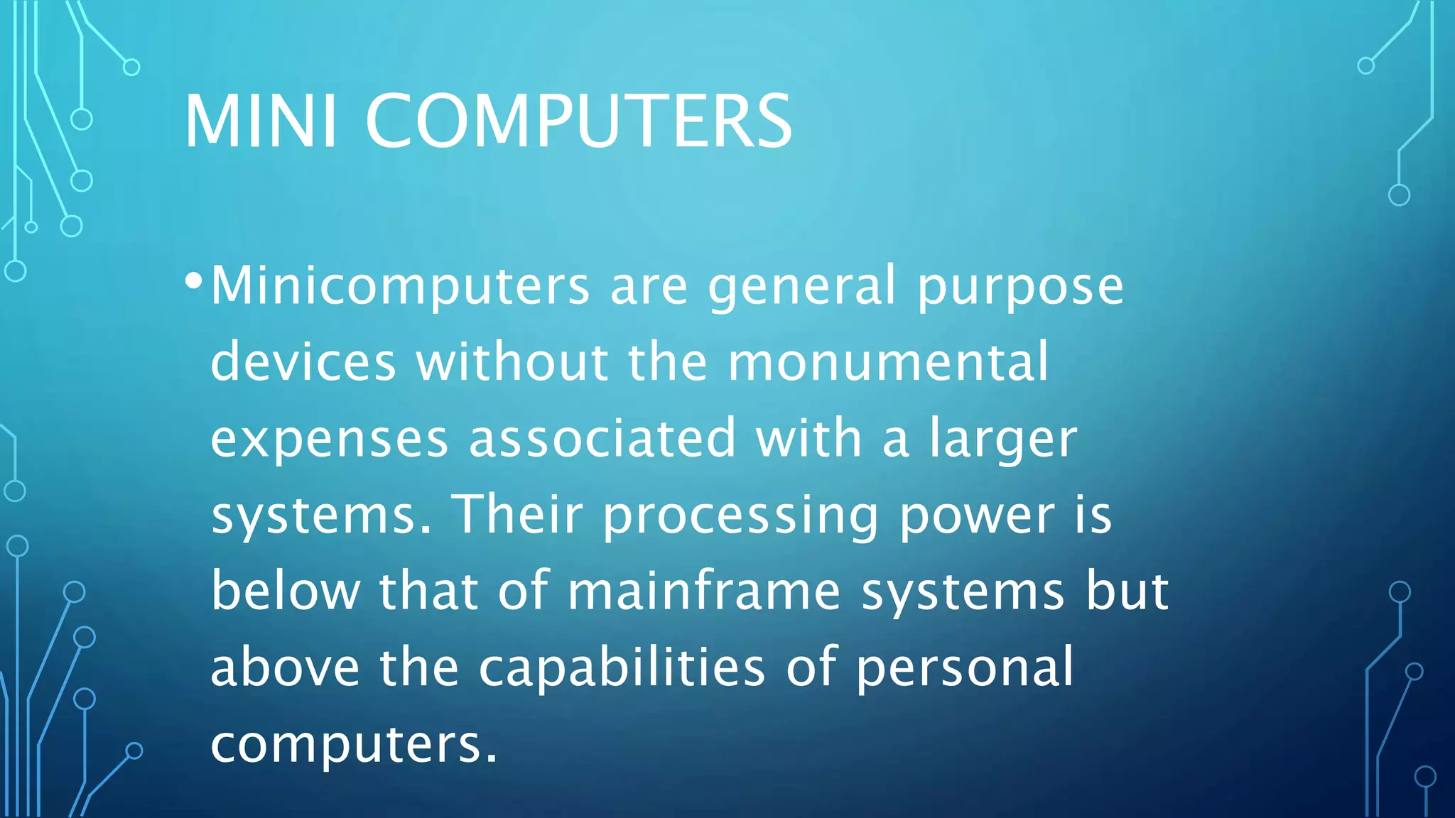 Classification of Computer according to their size | PPTX