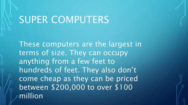 Classification Of Computer According To Their Size Pptx Desktops Computing