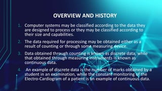 Classification of computer by data processed | PPTX