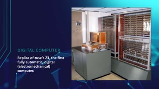 Classification of computer by data processed | PPTX