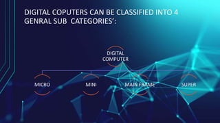 Classification of computer by data processed | PPTX