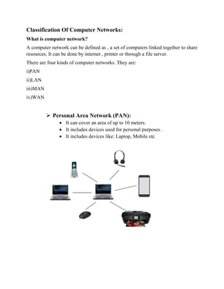 Classification of computer network | PDF